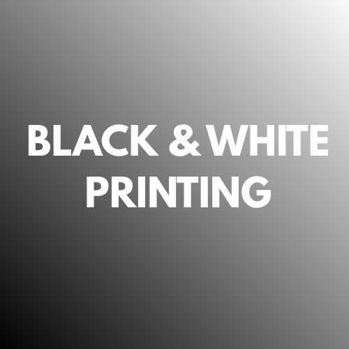 Black & White Printing – PRINT BUDDY